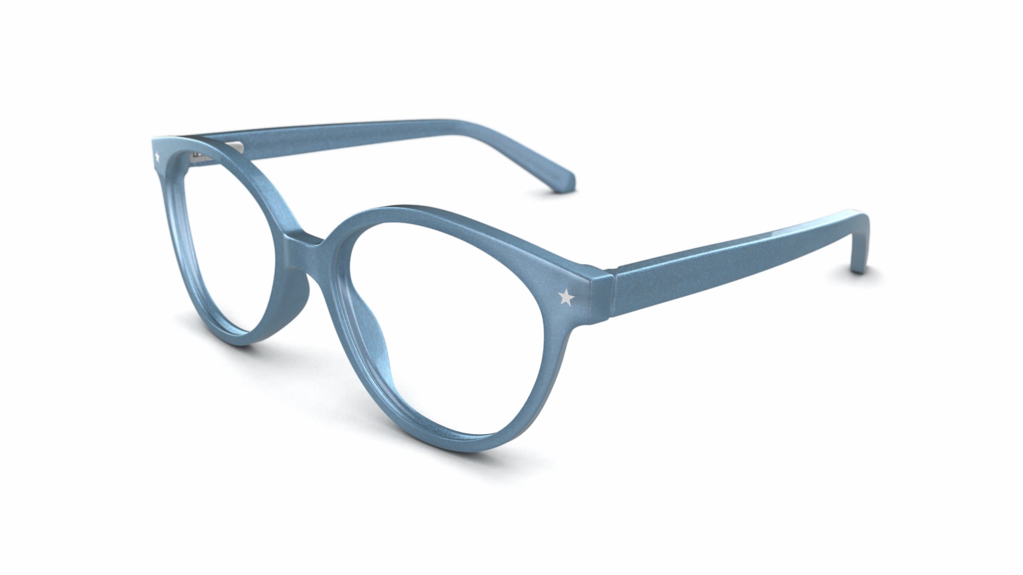 Specsavers Child glasses KIDS 96 | Blue Cateye Plastic Cellulose ...