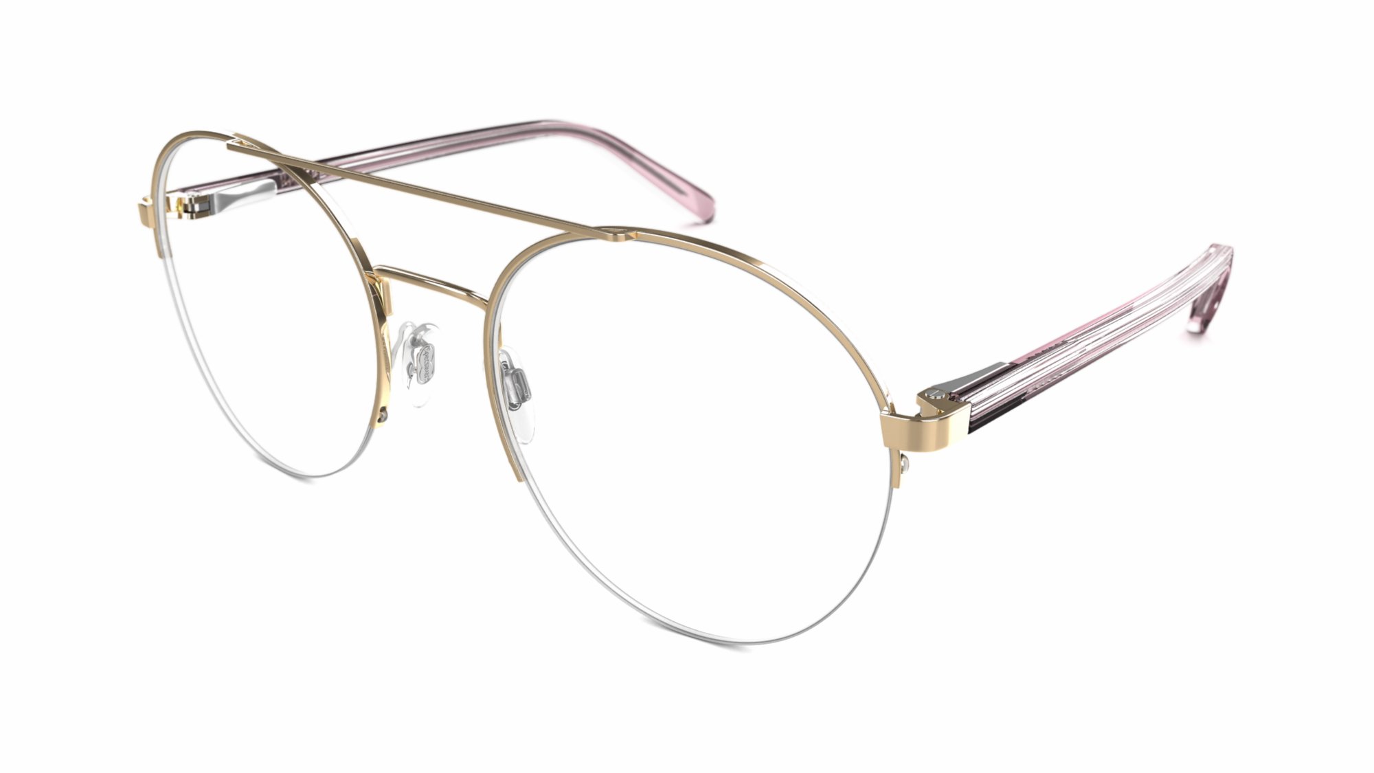 Specsavers Child glasses TEEN 138 | Gold Round Metal Stainless steel ...