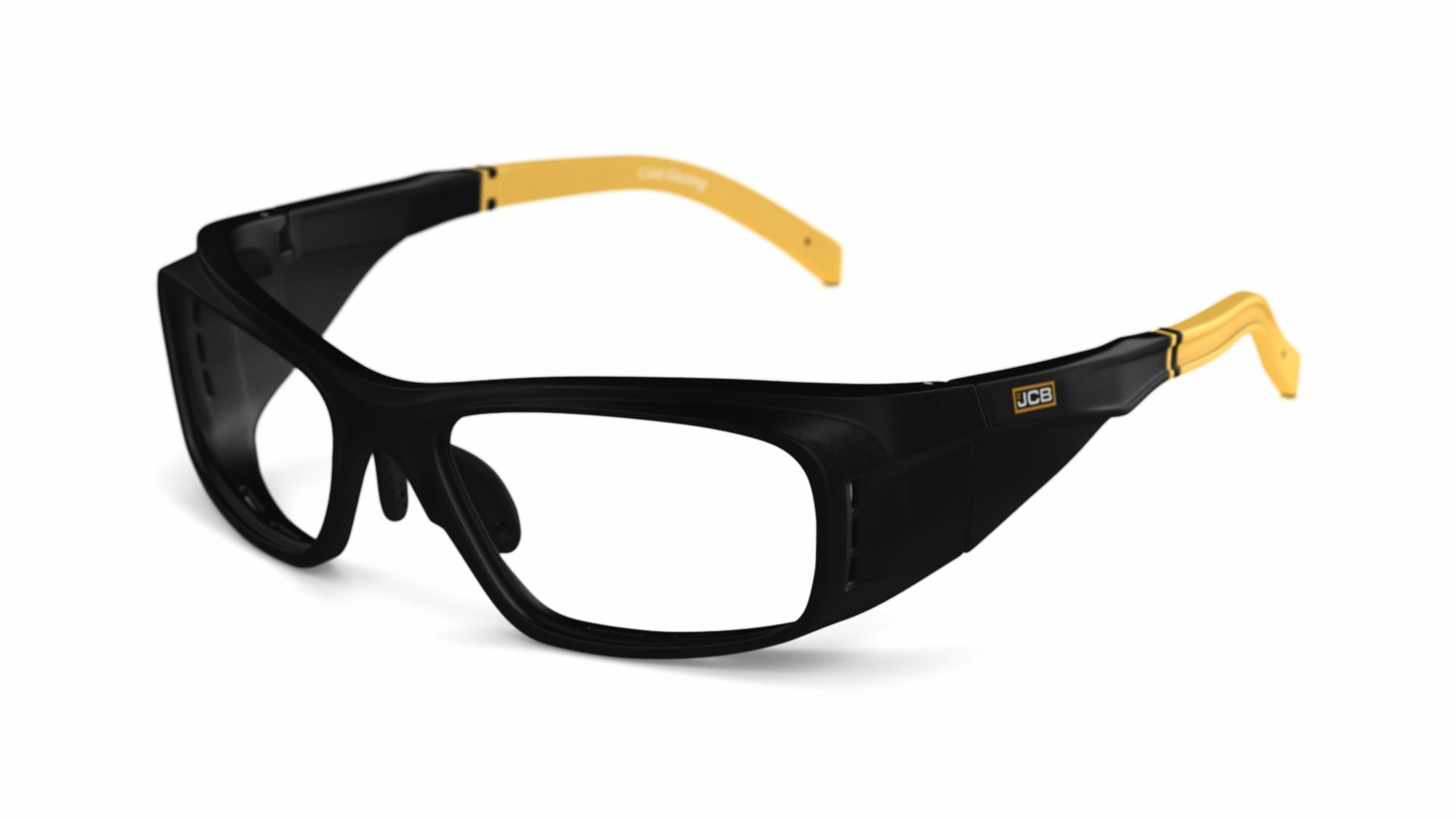 JCB Men's glasses JCB DRIVE | Black Square Plastic Polycarbonate Frame ...
