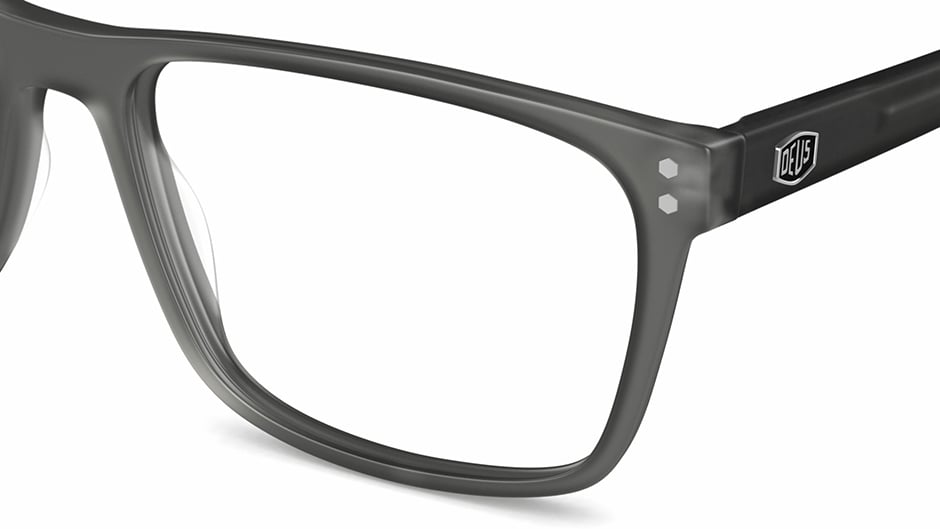 Deus Ex Machina Men's glasses DEUS 1 | Black Plastic Acetate Frame $199 ...