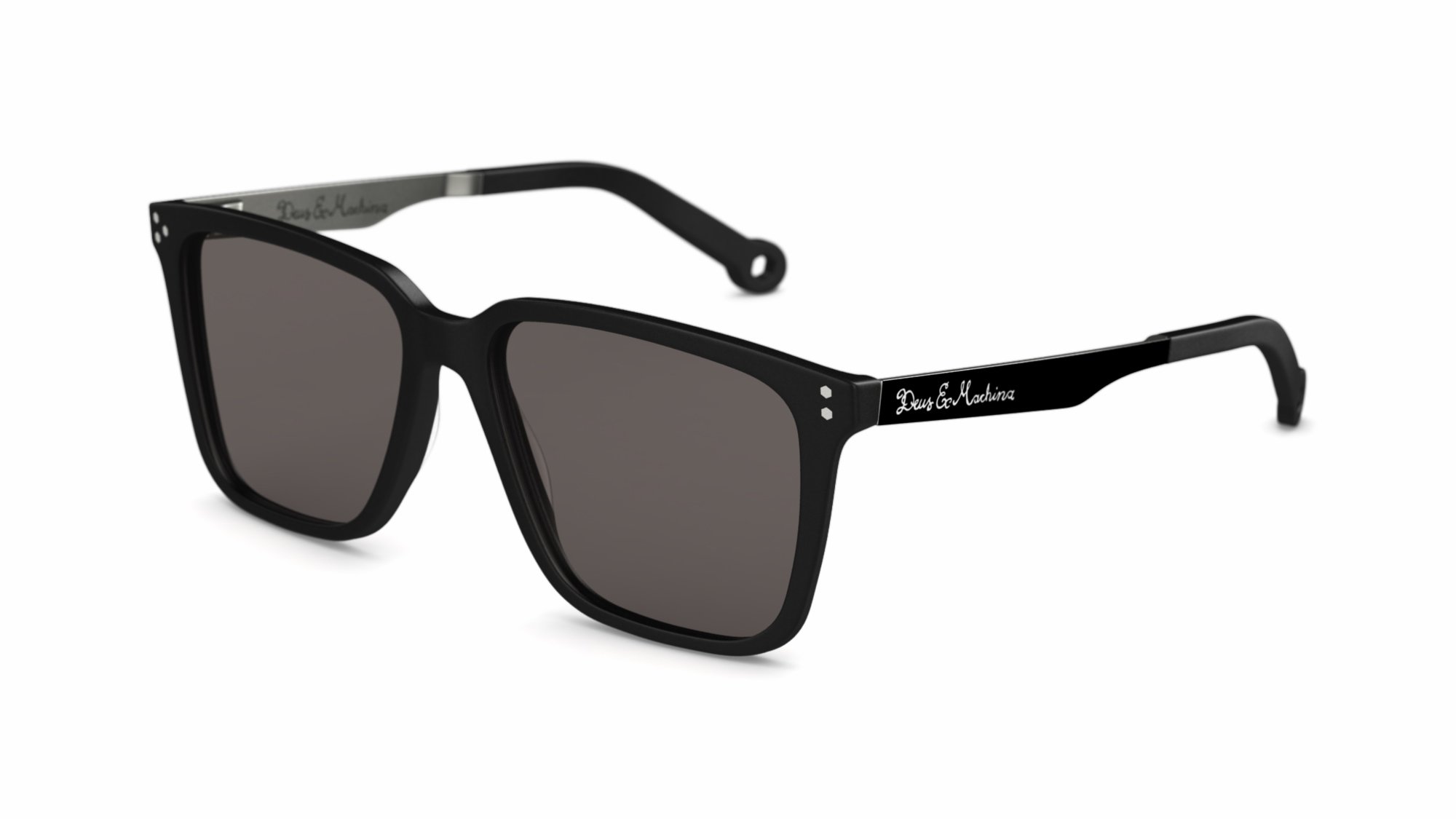 Deus Ex Machina Men's glasses DEUS Sunglasses 2 | Black Square Plastic ...