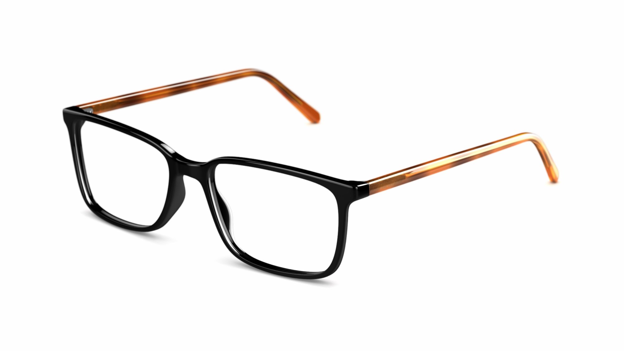 Specsavers Herr glasogon DARCY | Svart Geometrisk Plast Acetat Båge 595 ...