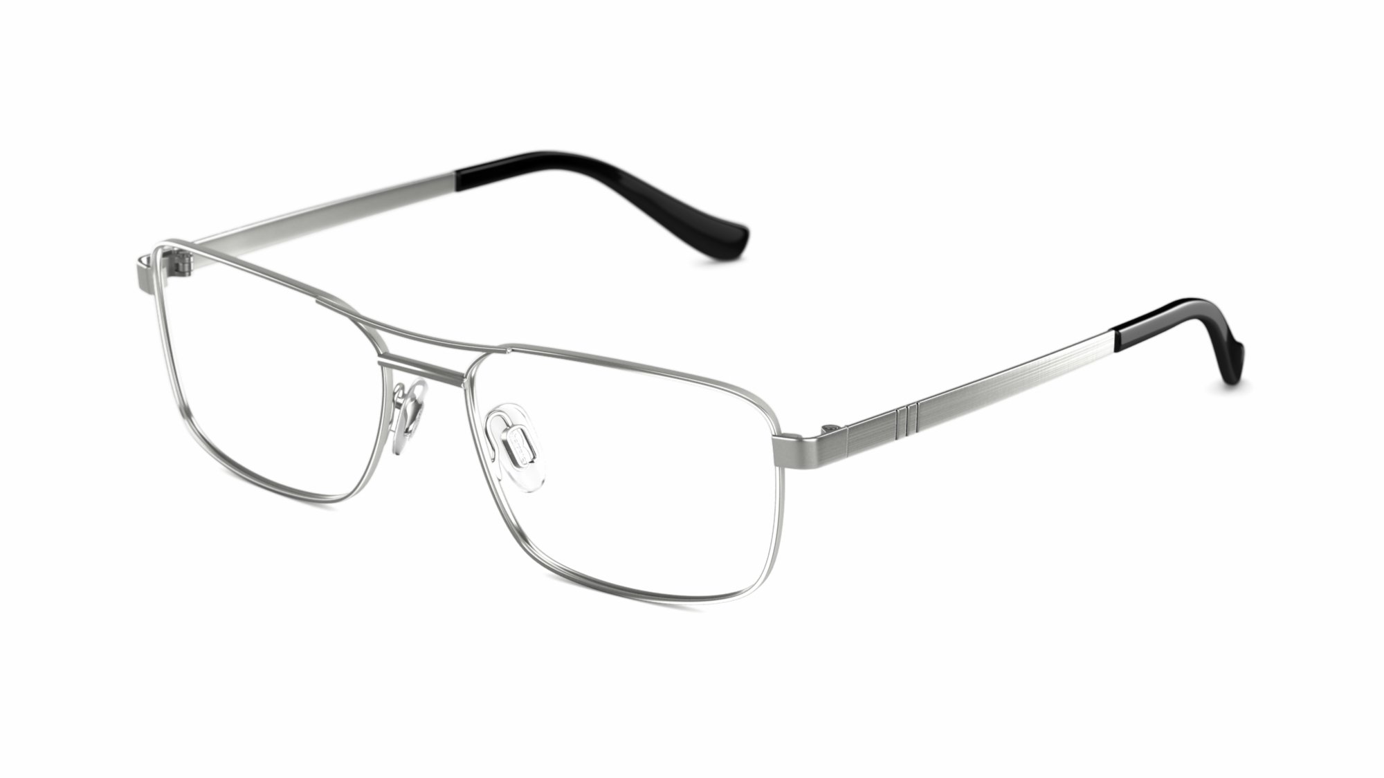 Specsavers Men's glasses KINSEY | Silver Geometric Metal Stainless ...