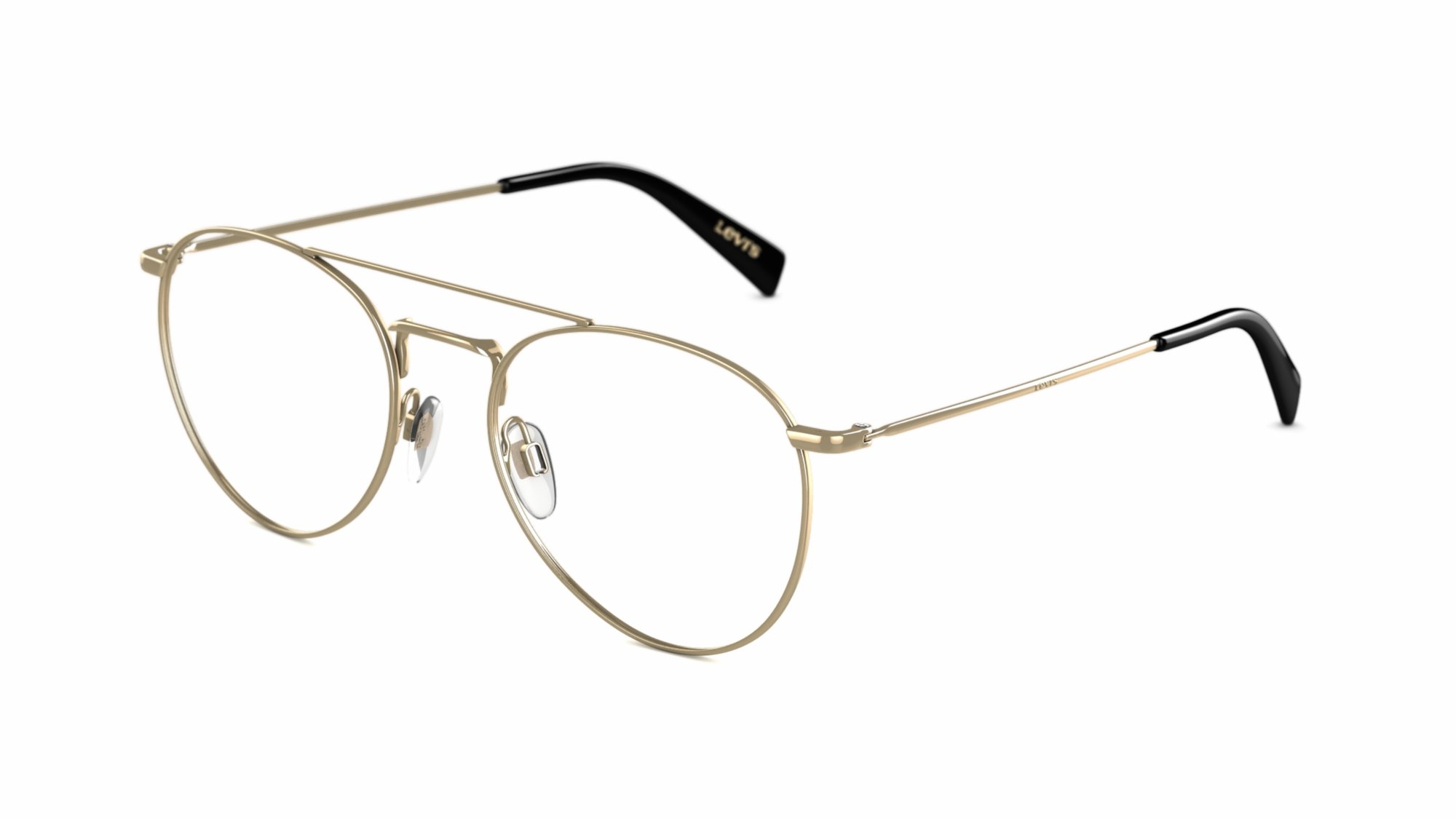 LEVI'S Men's glasses LEVI 08 | Gold Frame $369 | Specsavers New Zealand