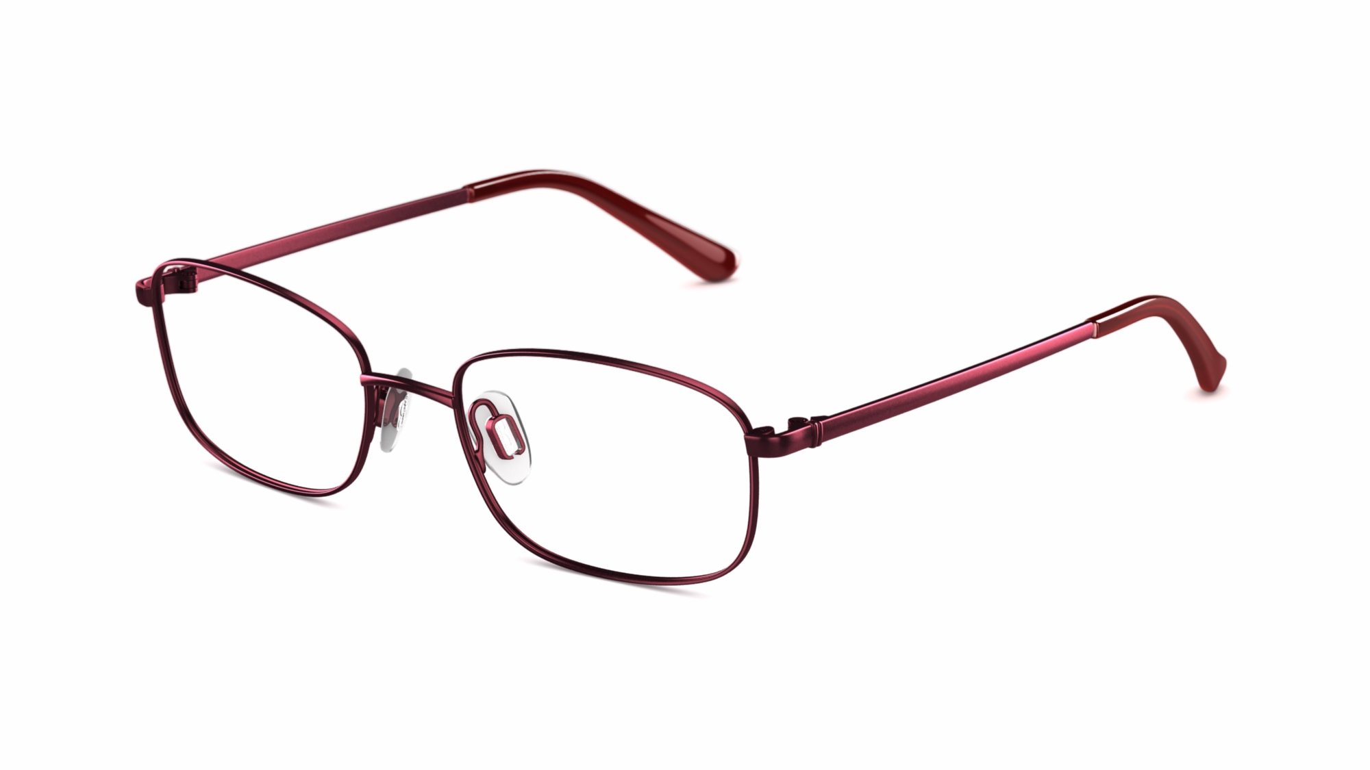 Specsavers Women's glasses AMADI | Red Angular Metal Stainless steel ...