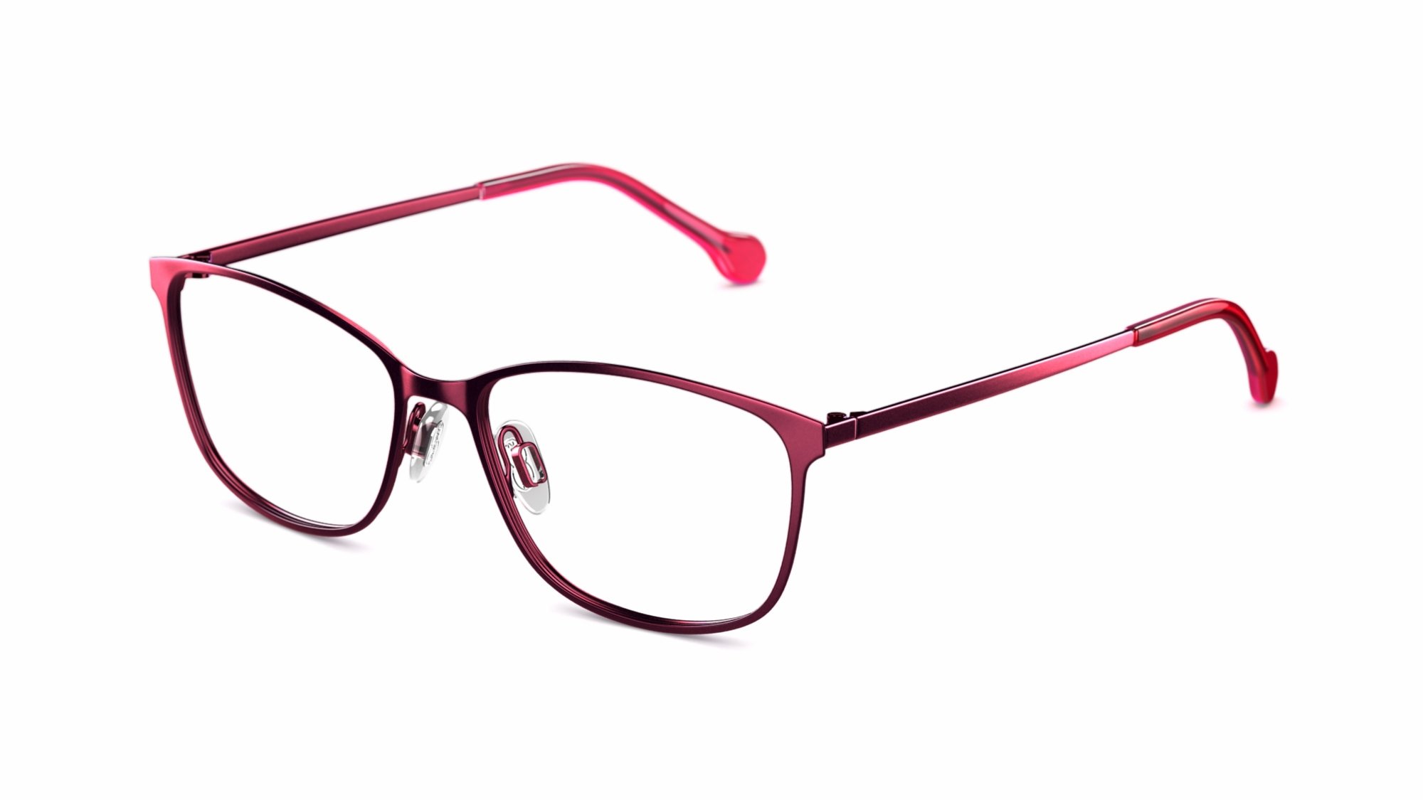 Specsavers Women's glasses FAYOLA | Pink Geometric Metal Stainless ...