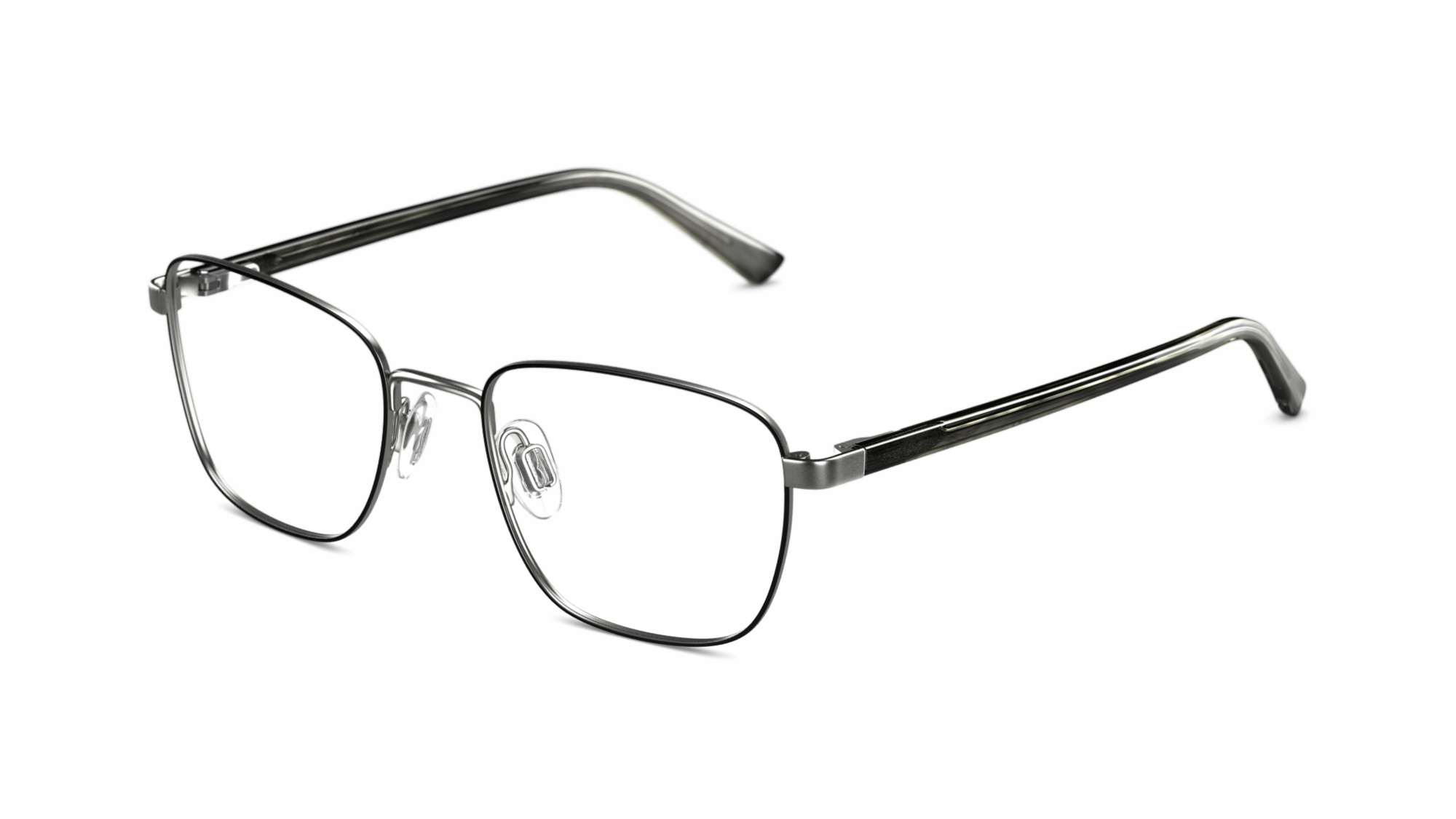 Specsavers Men's glasses GODFREY | Gunmetal Angular Metal Stainless ...