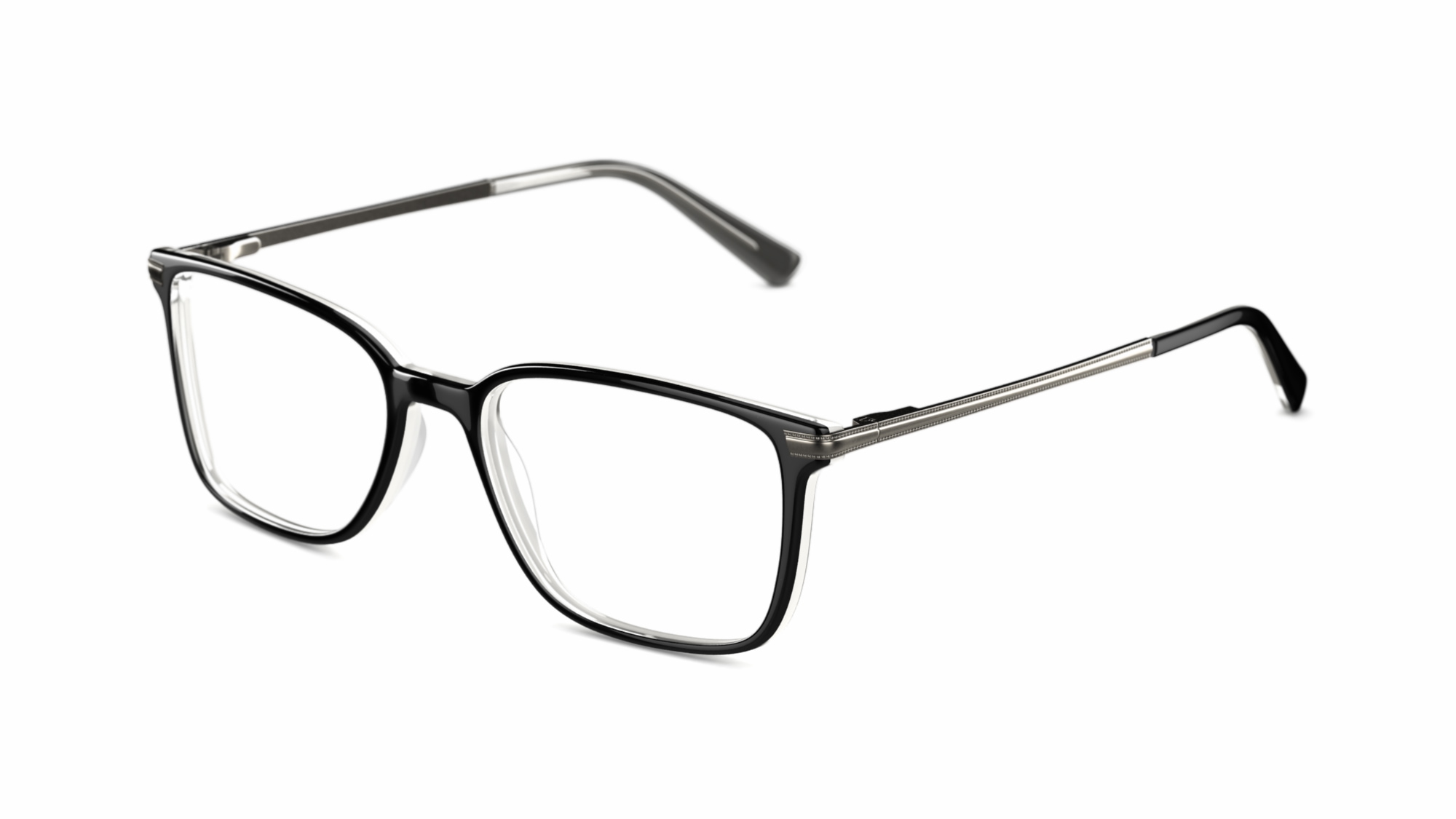 Specsavers Men's glasses KELLINGTON | Black Square Plastic Acetate ...