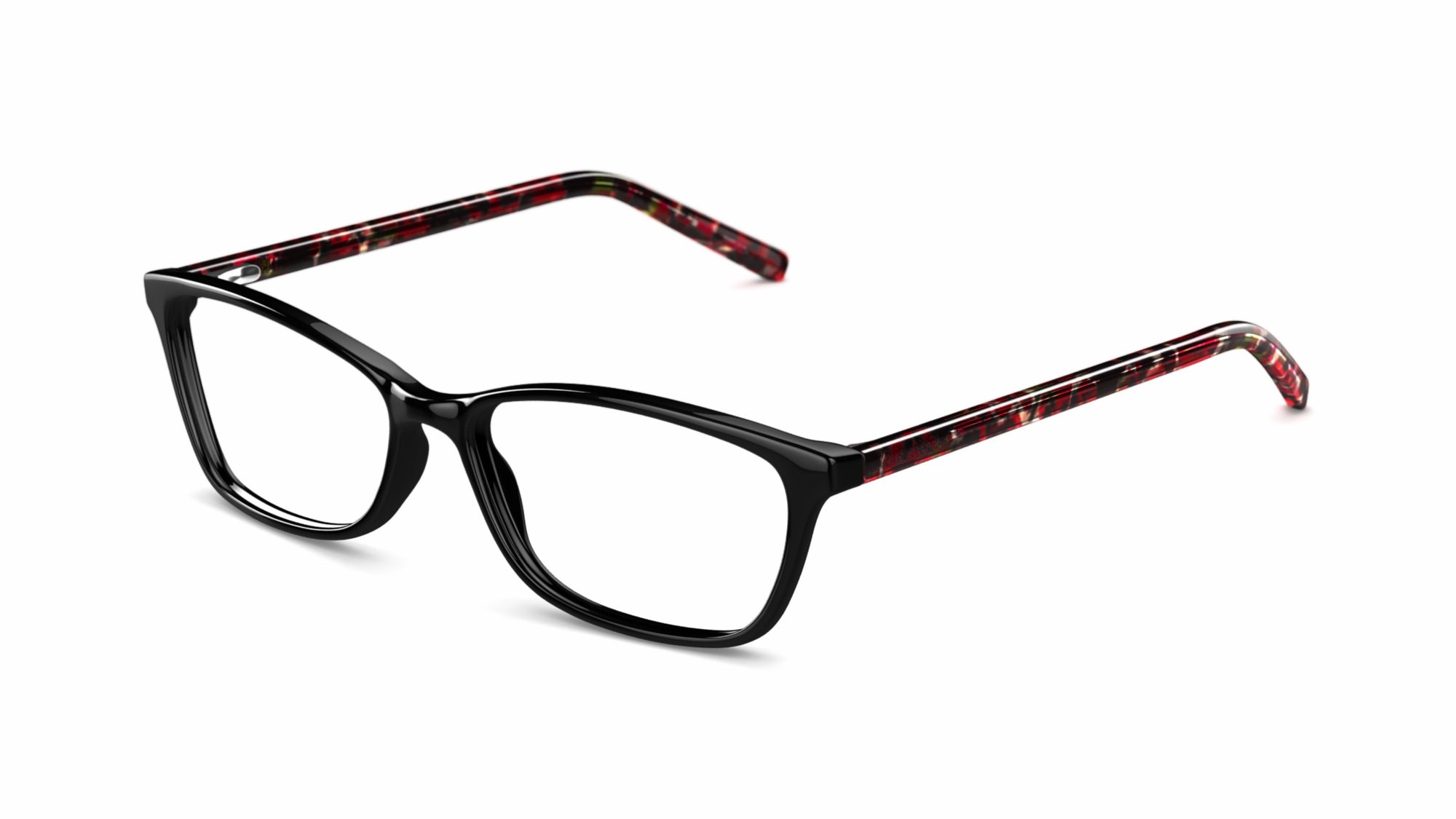 Specsavers Women's glasses PANYA | Black Rectangle Plastic Acetate ...