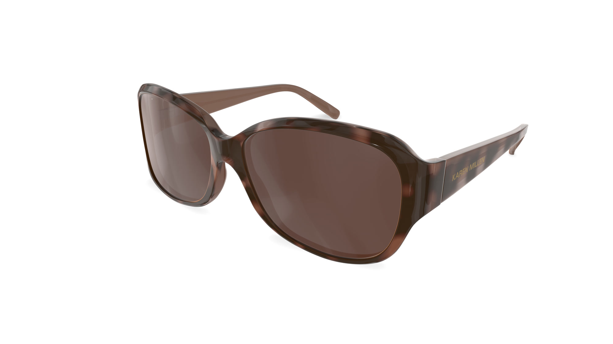 Karen Millen Women's glasses KAREN MILLEN Sunglasses 13 | Brown ...