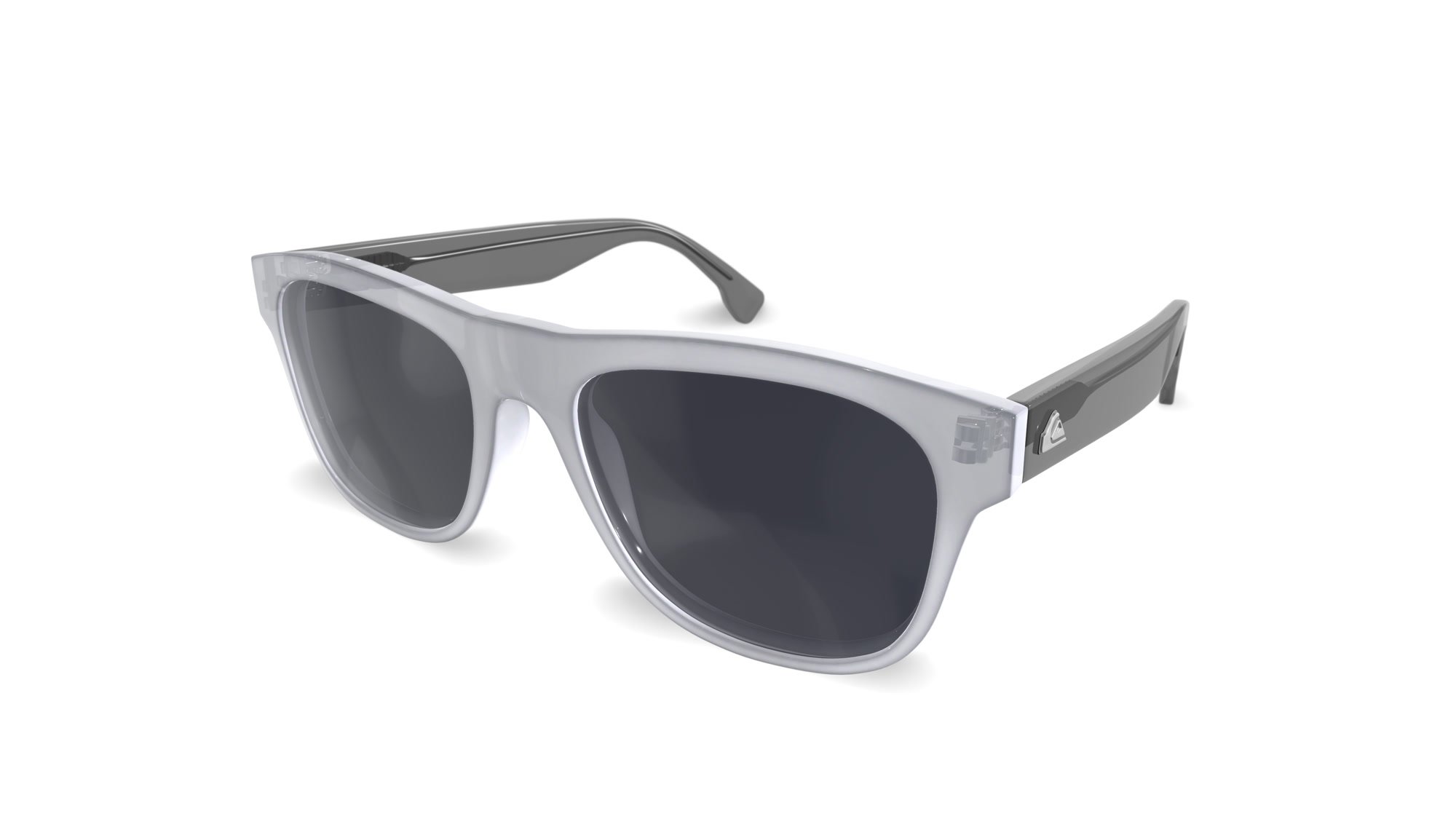 Quiksilver Men's glasses QS Sunglasses 114 | Clear Geometric Plastic ...