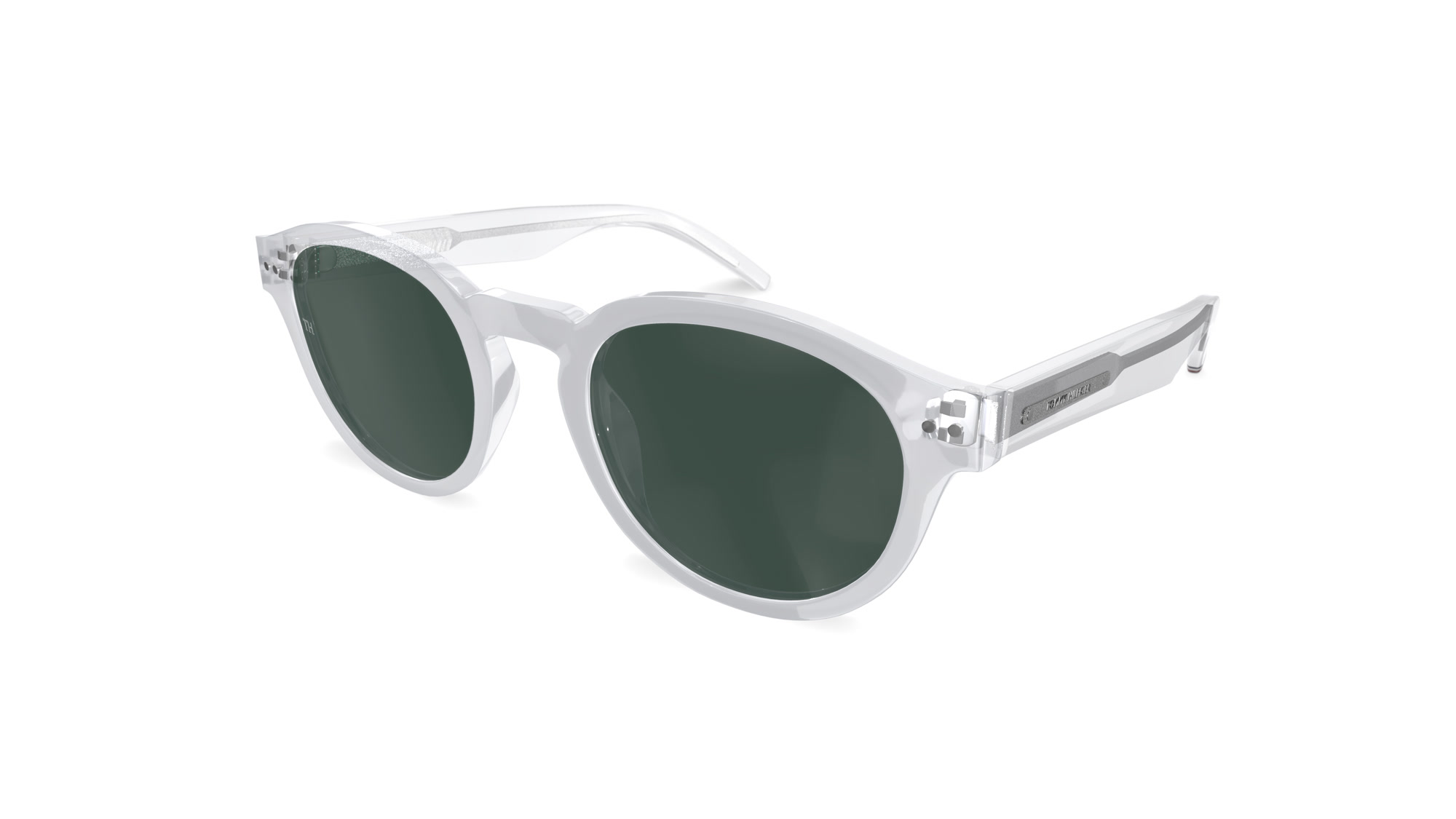 Tommy Hilfiger Men's glasses TH Sunglasses 45 | Clear Round Plastic ...
