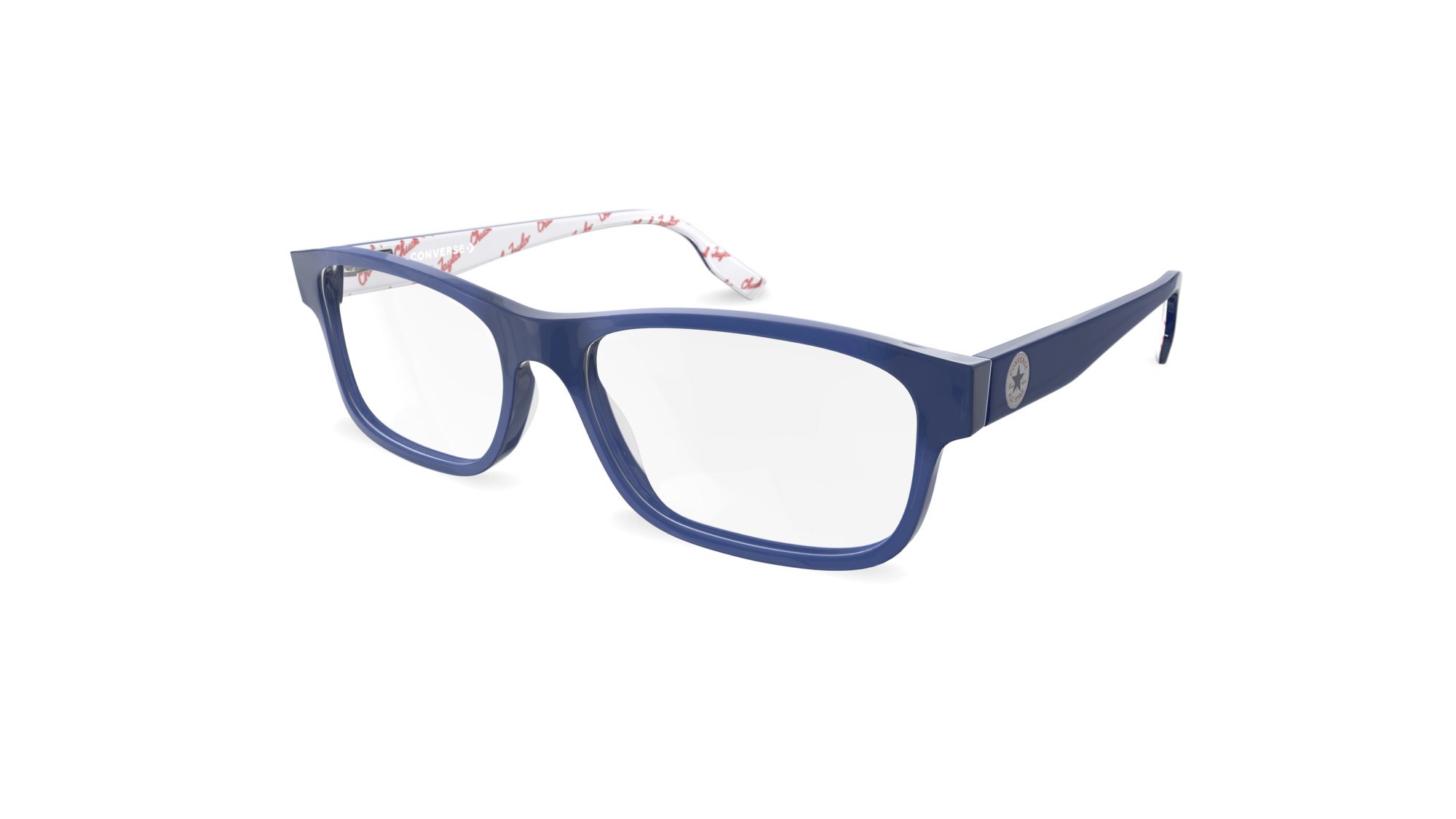 Converse Men's glasses CV5043 | Blue Rectangular Plastic Acetate Frame ...