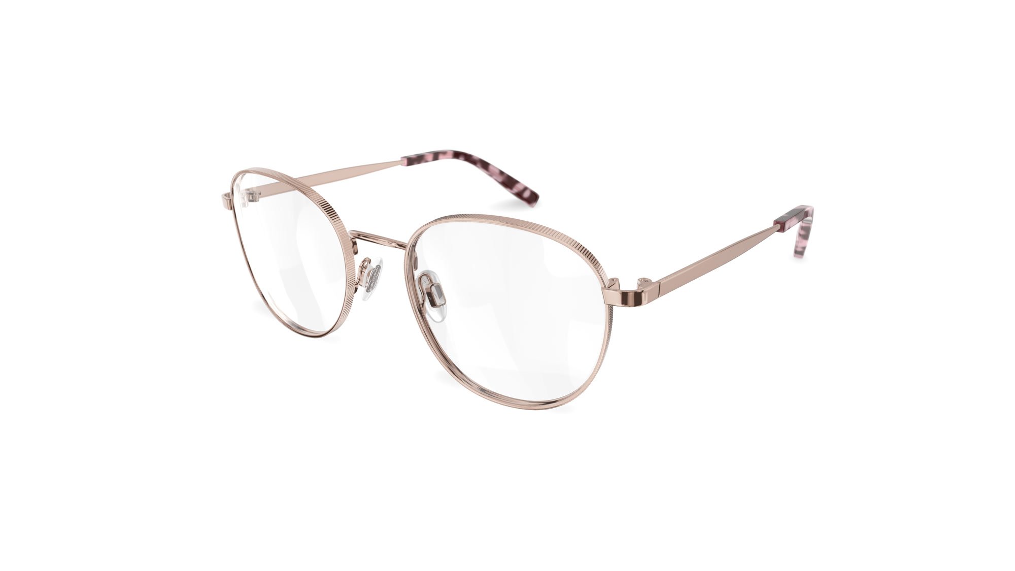Specsavers Women's glasses ORLANDA | Rose Gold Round Metal Stainless ...