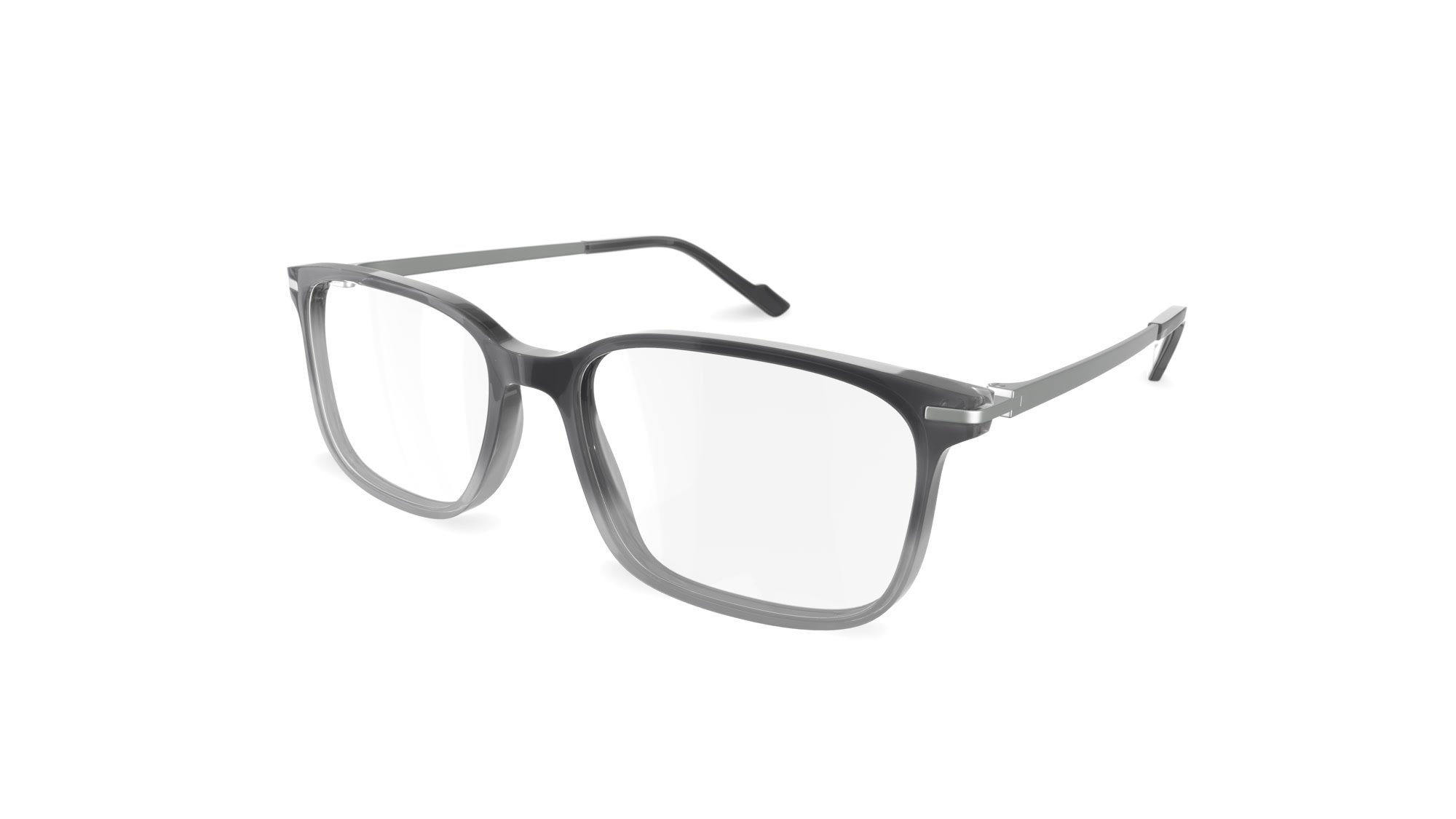 Specsavers Men's glasses LEDGER | Grey Rectangle Plastic Acetate Frame ...