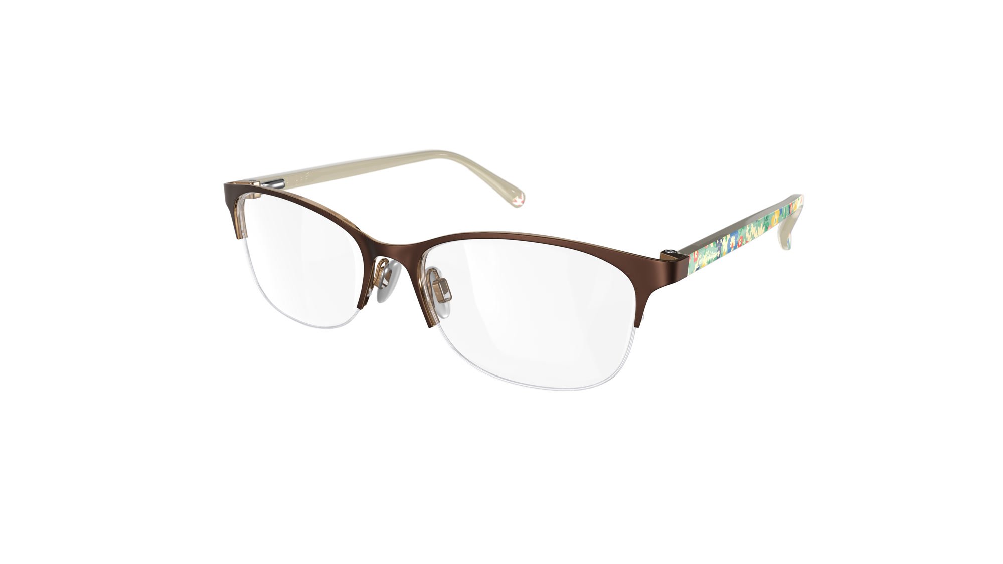 Cath Kidston Women's glasses CATH KIDSTON 21 | Brown Rectangle Metal ...