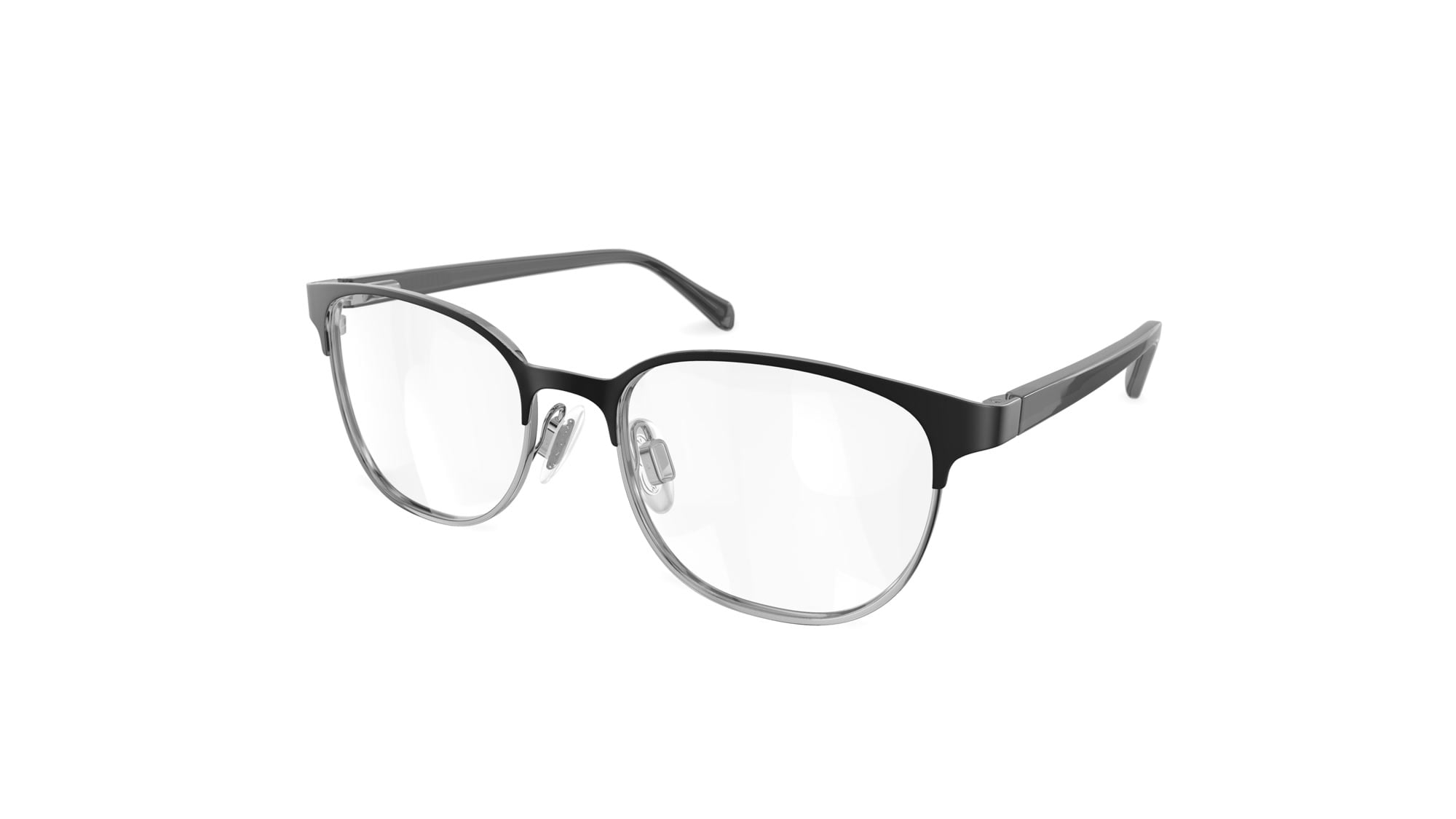 Specsavers Barn briller KIDS 113 | Sort Rund Metall Stål Innfatning 495 ...