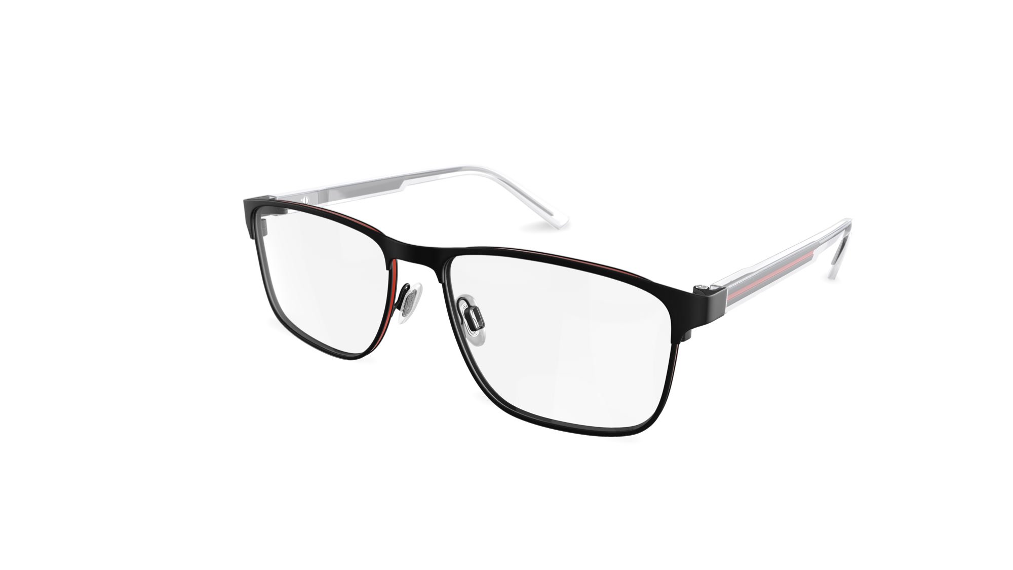 Specsavers Men's glasses GUILLAUME | Gunmetal Rectangle Metal Stainless ...